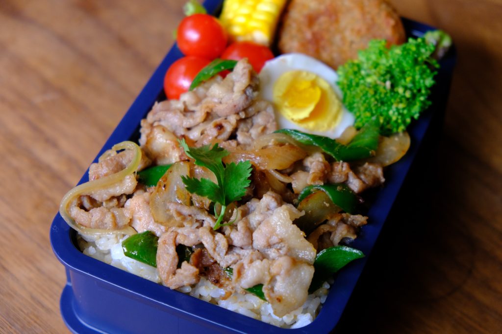 Day 41: Ginger Fried Pork bento – BENTO DAYS